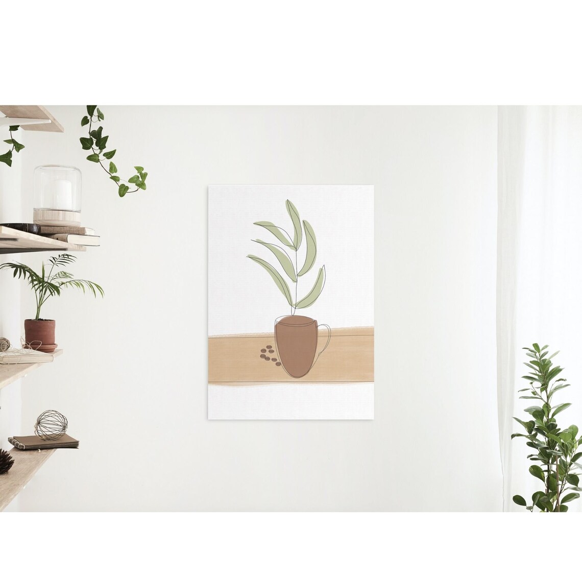 Minimalist Line Art, Wall Decor - Etsy