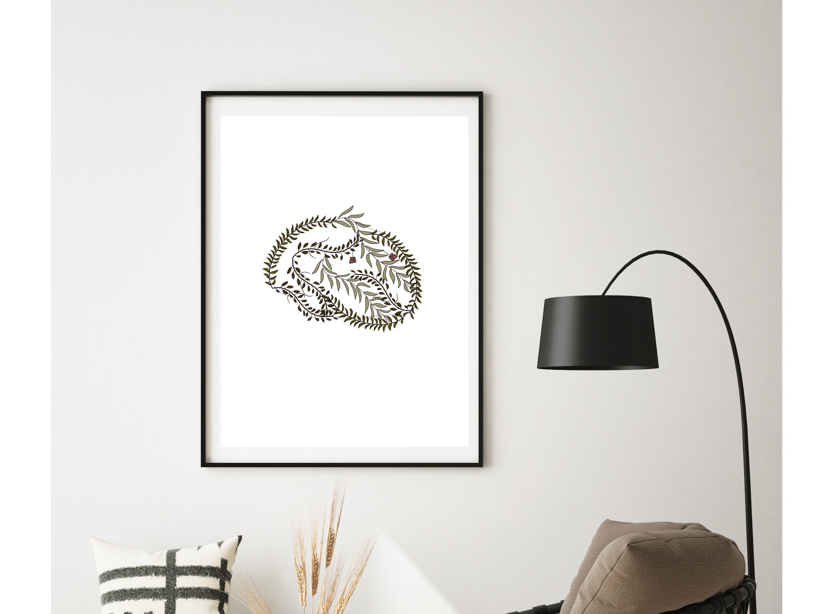 Brain Wall Art, Therapy Office Decor, Mental Health Matters Wall Art ...