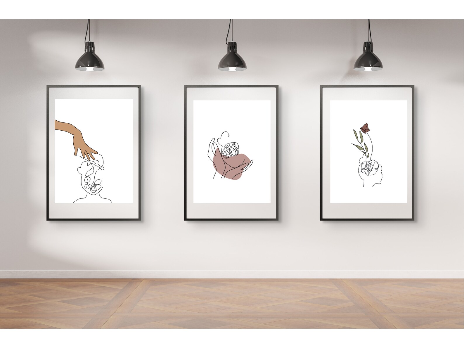 3 Piece Wall Art Therapy Office Decor Mental Health Matters - Etsy