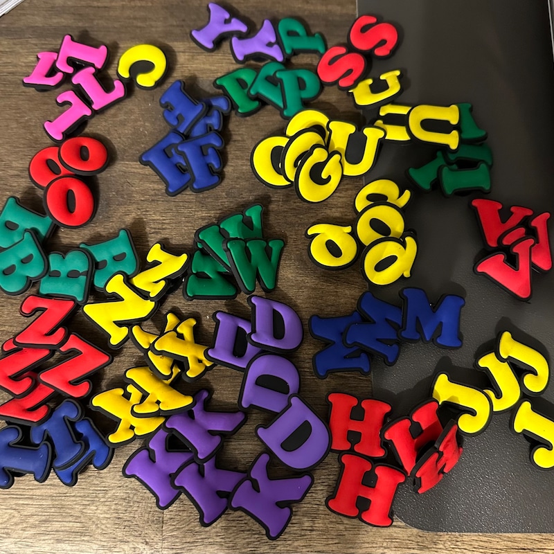 Croc Letters Charms - Etsy