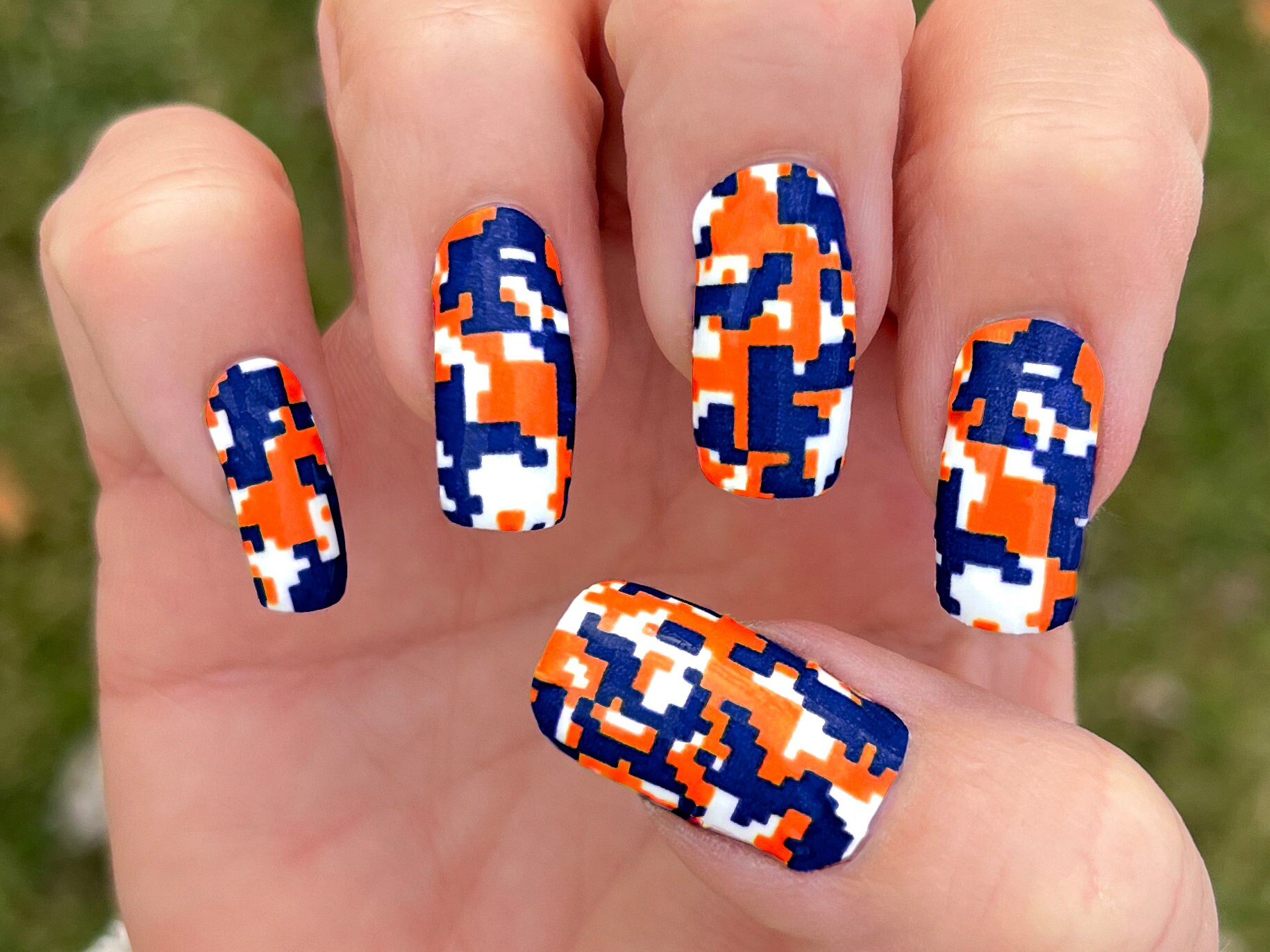 Orange Digital Camo Shirt