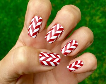 Mississippi State Nails Stickers - Etsy
