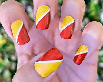Kansas City Chiefs Nail Art - Etsy