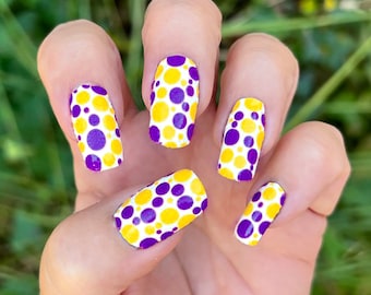 Lsu Decal Nail Art - Etsy