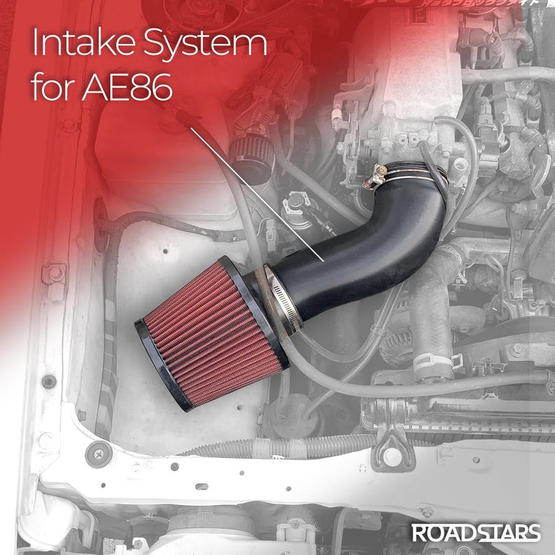 AE86 Plug and Play Intake Kit - Cold Air Intake for JDM Toyota Sprinter ...