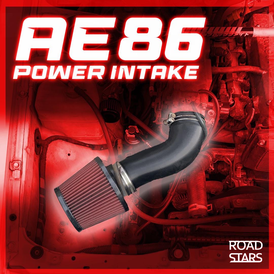 AE86 Plug and Play Intake Kit - Cold Air Intake for JDM Toyota Sprinter ...