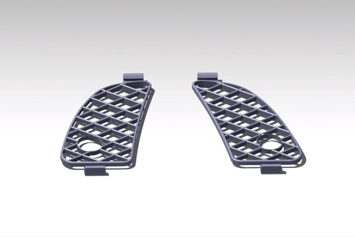 3D File - MR2 Spyder Rear Bumper Insert for 3D Printing (MR-S / MR2 W3 ...