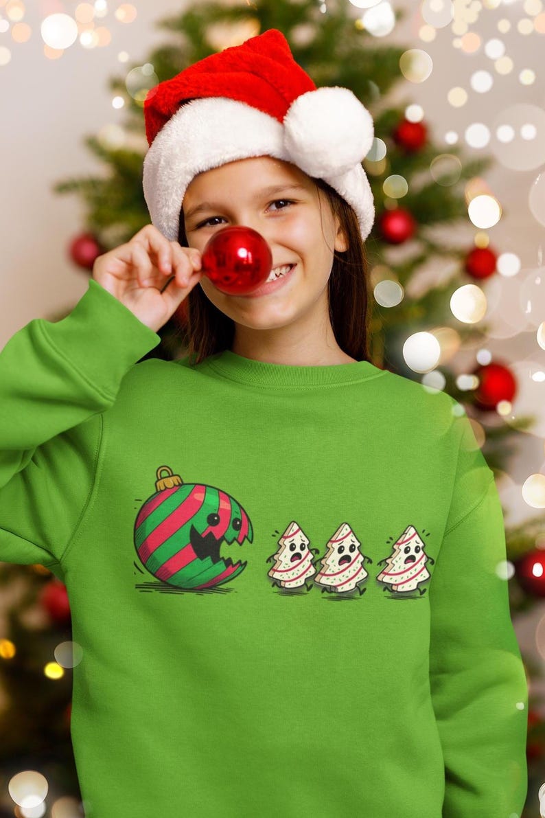 Pacman Christmas Tree Cake PNG Funny Dark Humor Holiday Creepy Cute ...