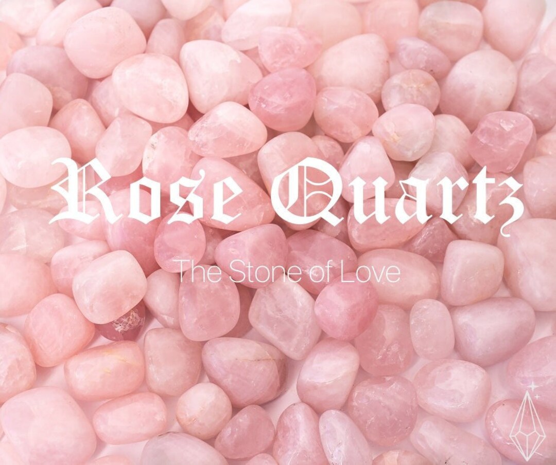 Tumbled Smooth Rose Quartz Crystal Rose Quartz Crystal - Etsy