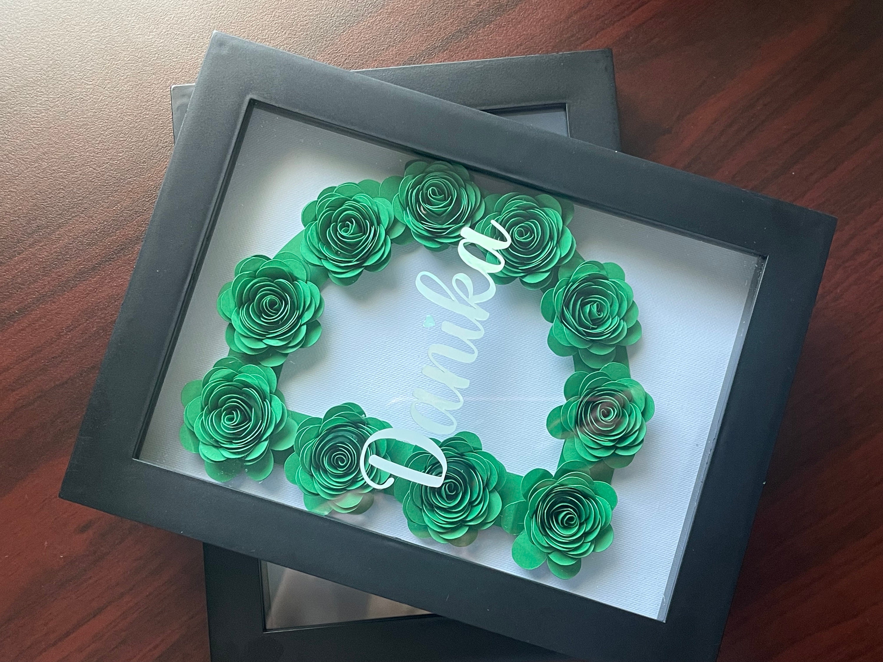 Custom Letter Shadow Box With Name - Etsy