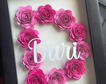 Letter Shadow Box - Etsy