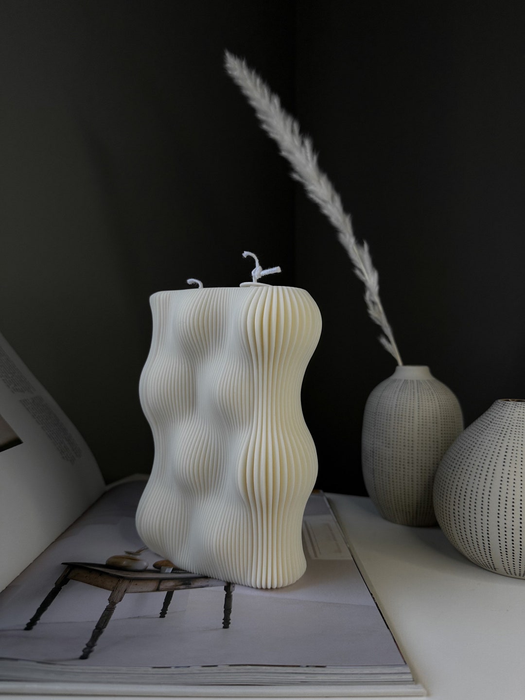 Wave Candle - Etsy