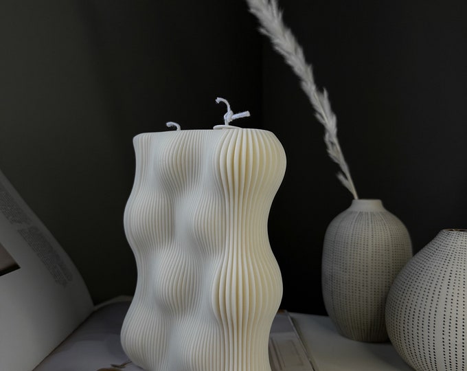 Wave Candle - Etsy