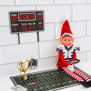 Christmas Elf Football Scene | Elf Props | Elf Scene Printable - Etsy