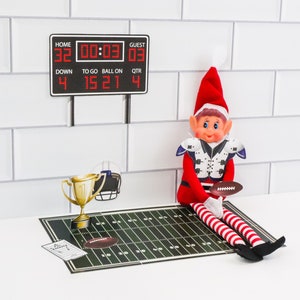 Christmas Elf Football Scene | Elf Props | Elf Scene Printable - Etsy