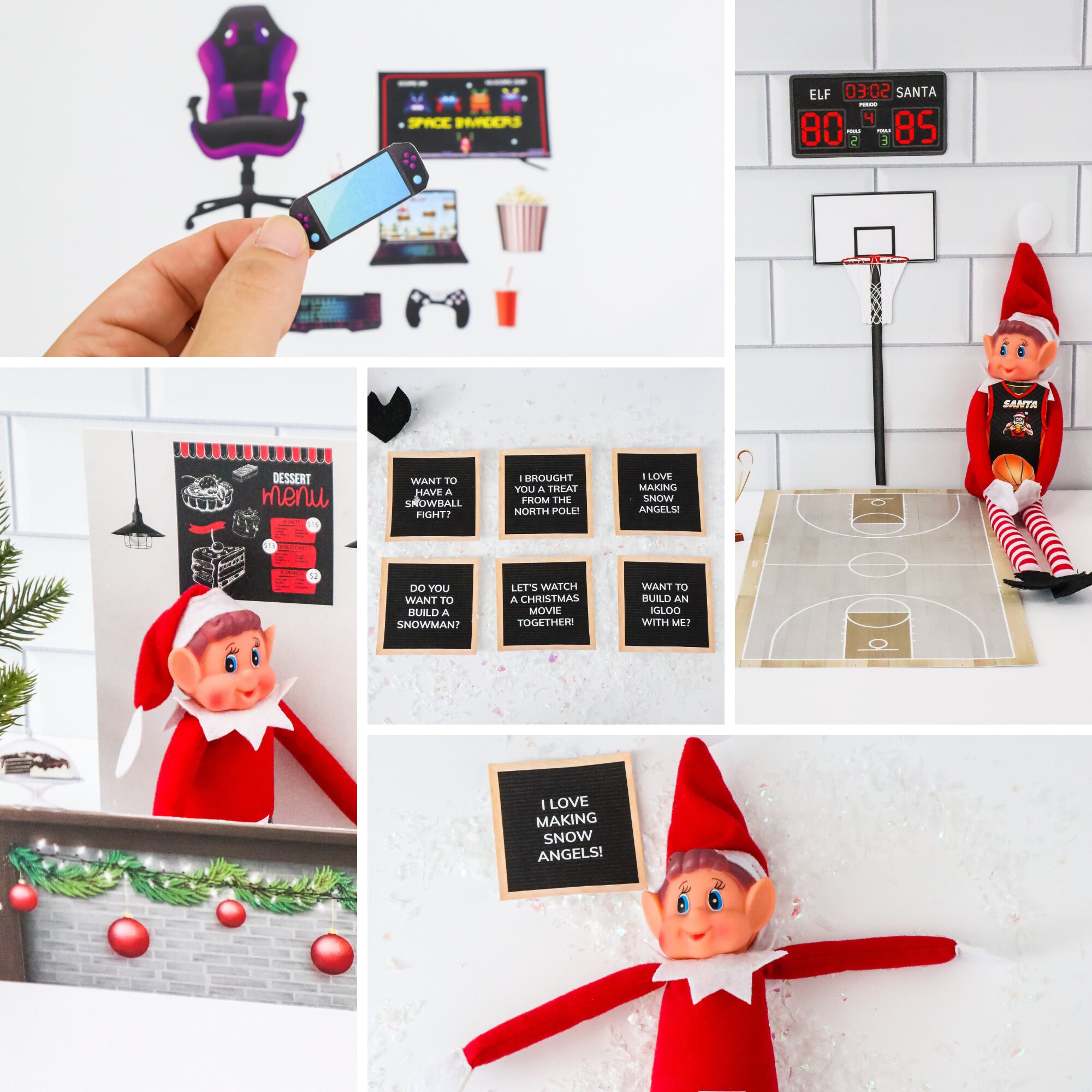 Buy My ENTIRE Shop of PRINTABLE Elf Scenes and Props | Elf Props | Elf ...