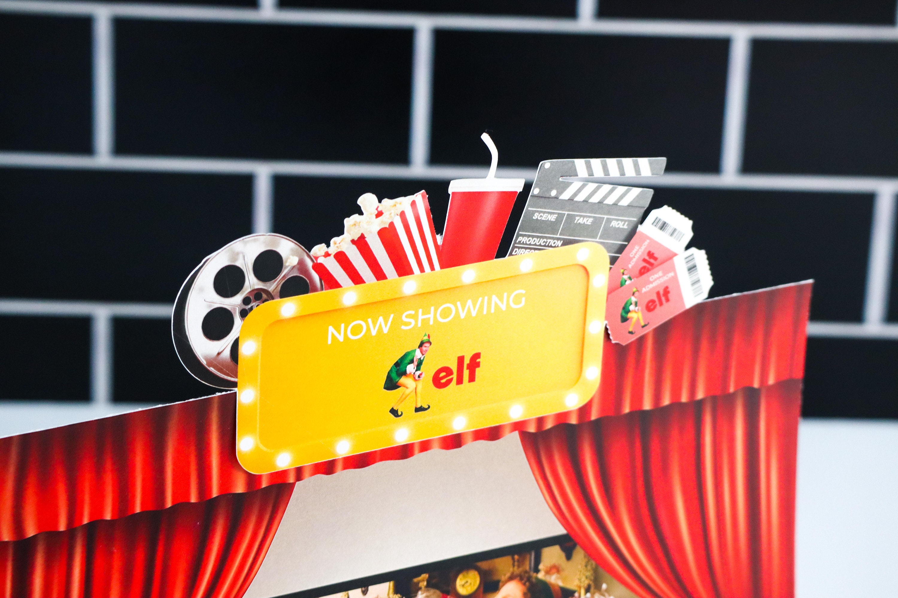 Christmas Elf Movie Theatre Scene | Elf Props | Elf Scene Printable - Etsy
