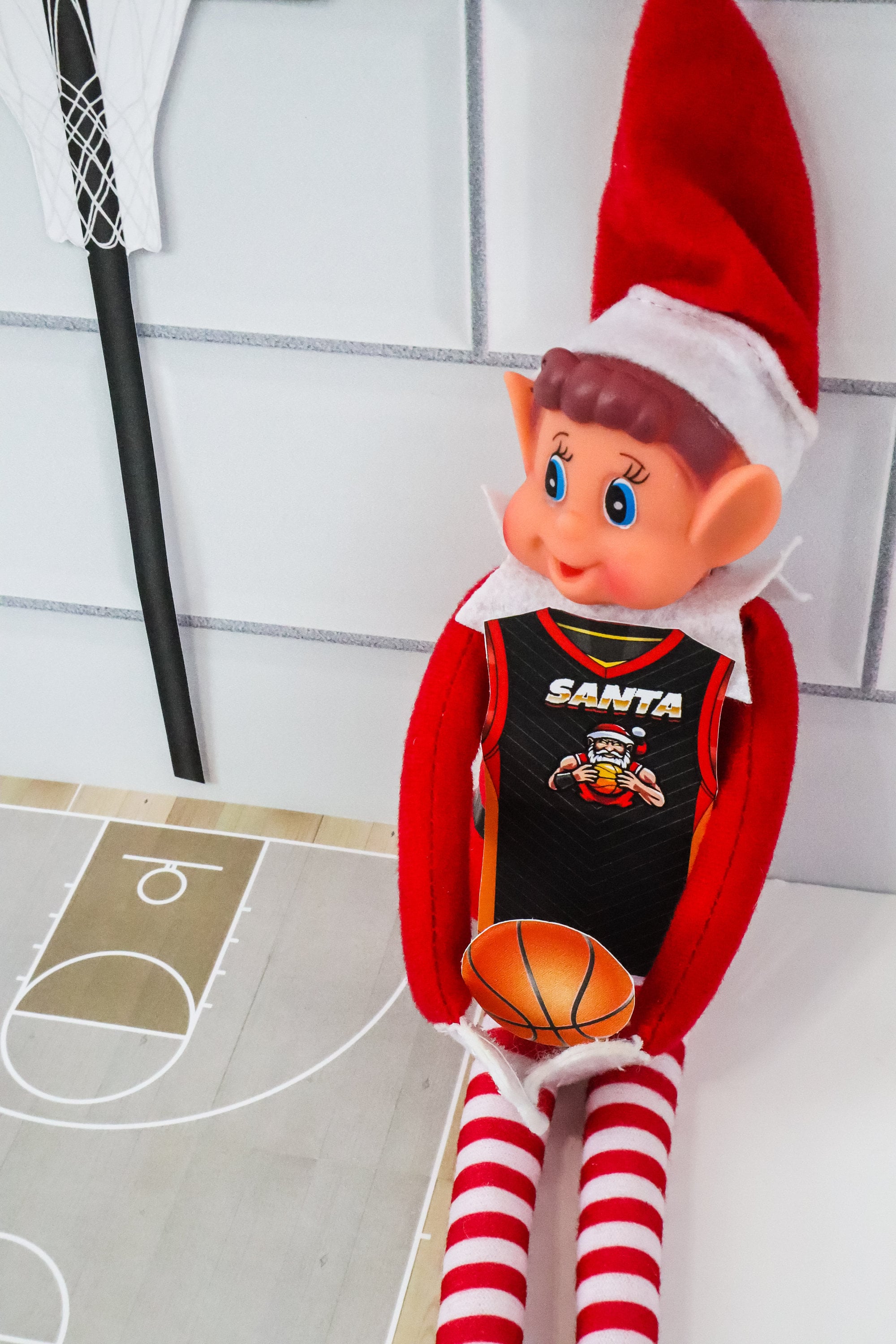 Christmas Elf Basketball Scene Elf Props Elf Scene Printable - Etsy ...