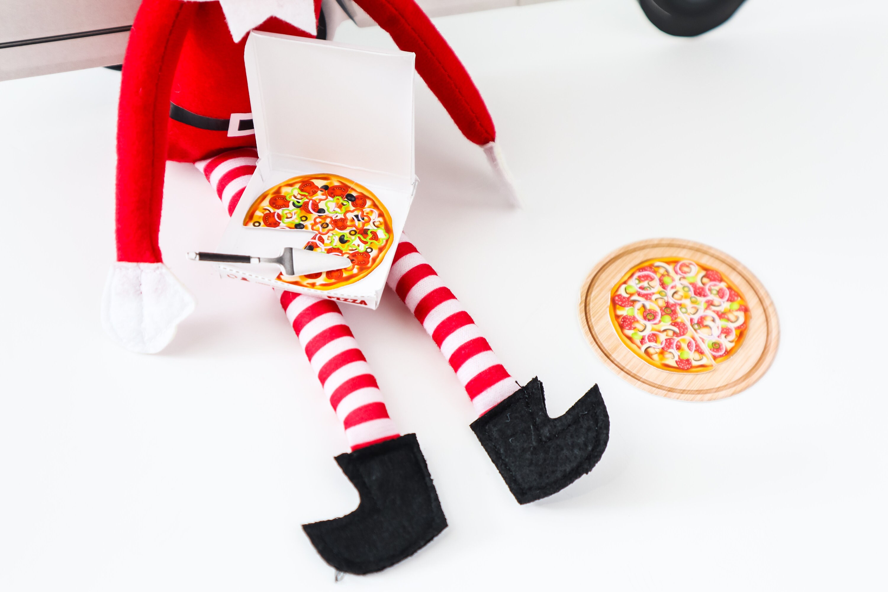 Christmas Elf Pizza Truck Scene | Elf Props | Elf Scene Printable - Etsy