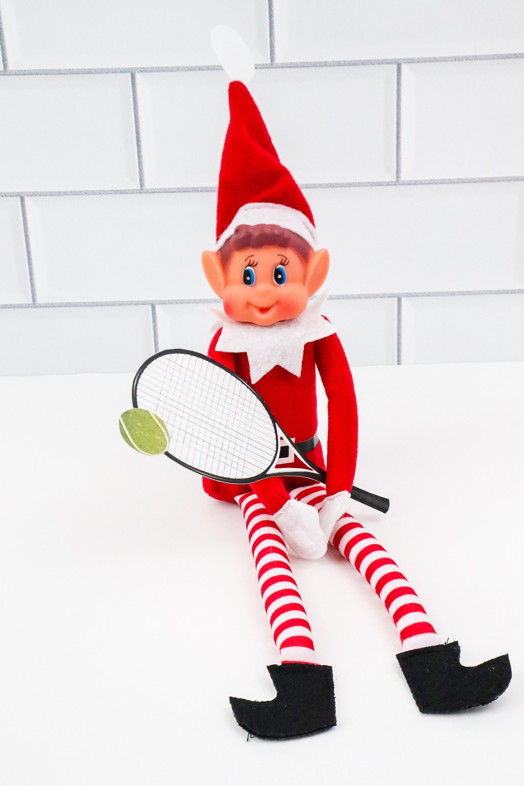 Christmas Elf Tennis Scene | Elf Props | Elf Scene Printable - Etsy