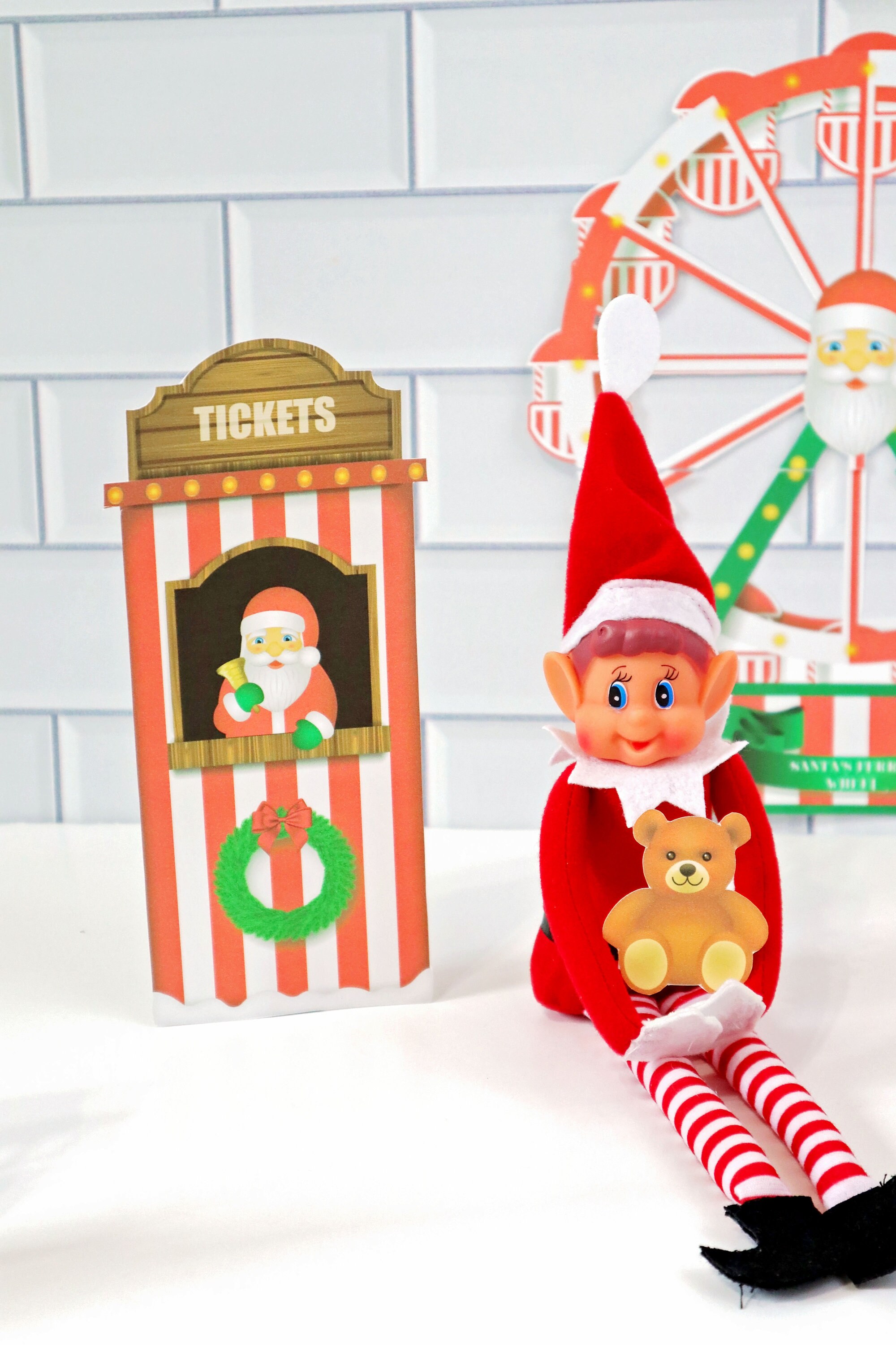 Christmas Carnival Elf Scene | Elf Props | Elf Scene Printable - Etsy