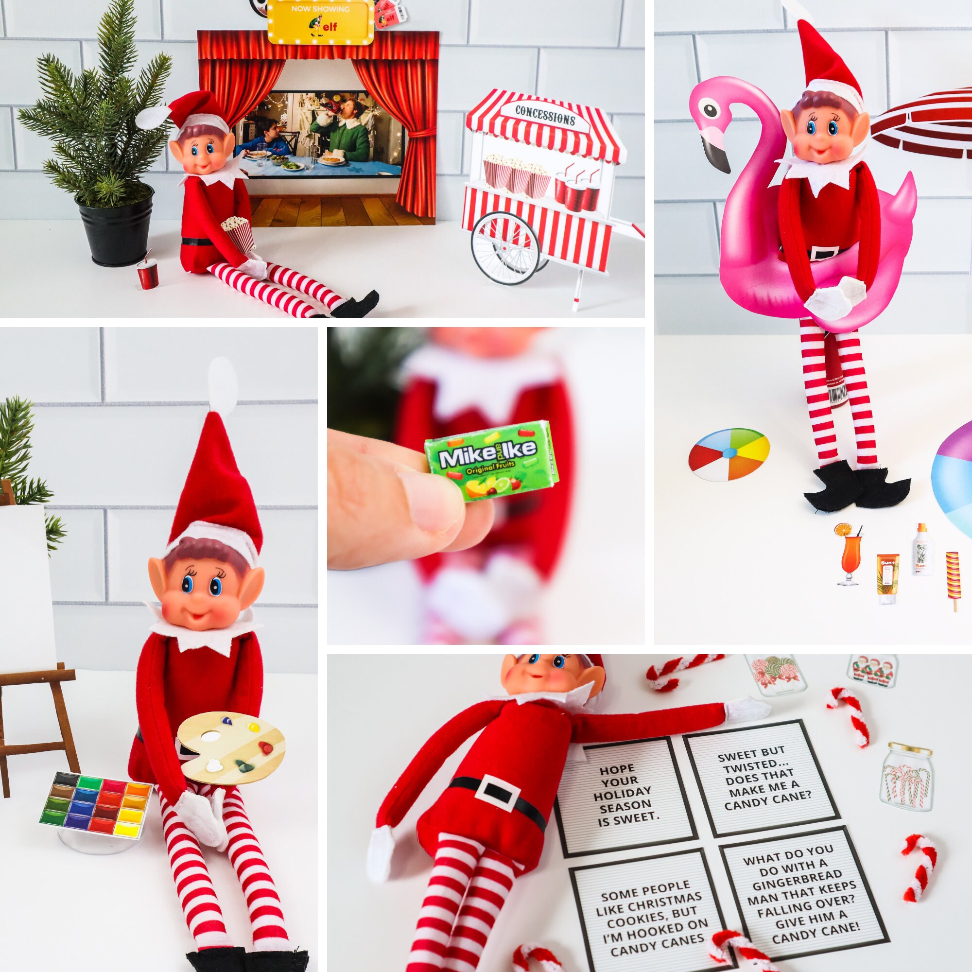 Buy My ENTIRE Shop of PRINTABLE Elf Scenes and Props | Elf Props | Elf ...