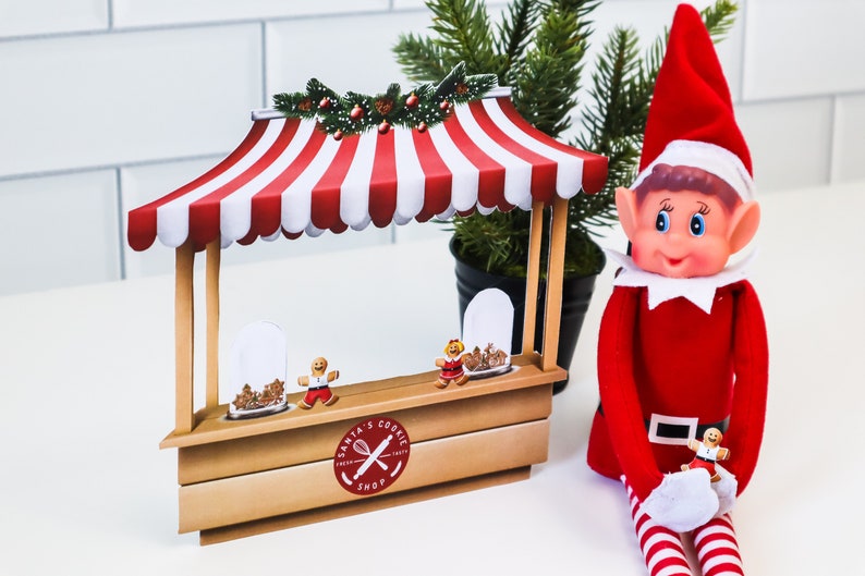 Santa's Cookie Bakery Stand | Elf Props | Elf Scene Printable - Etsy