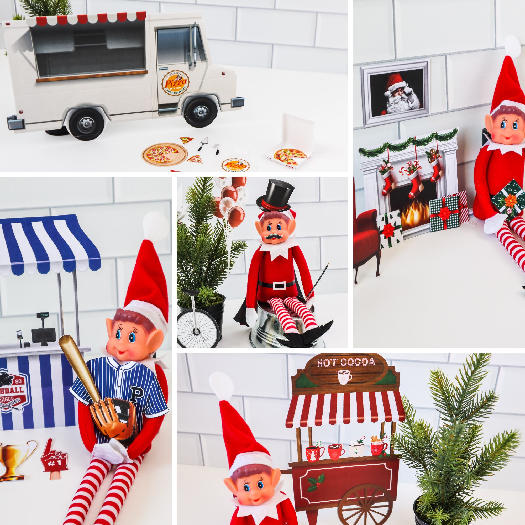 Buy My ENTIRE Shop of PRINTABLE Elf Scenes and Props | Elf Props | Elf ...