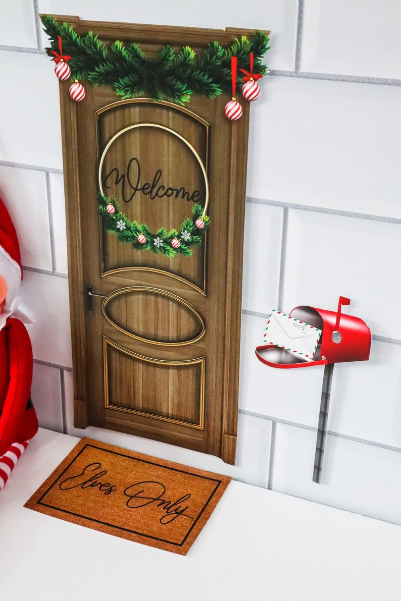 Christmas Elf Welcome Door | Elf Props | Elf Scene Printable ...