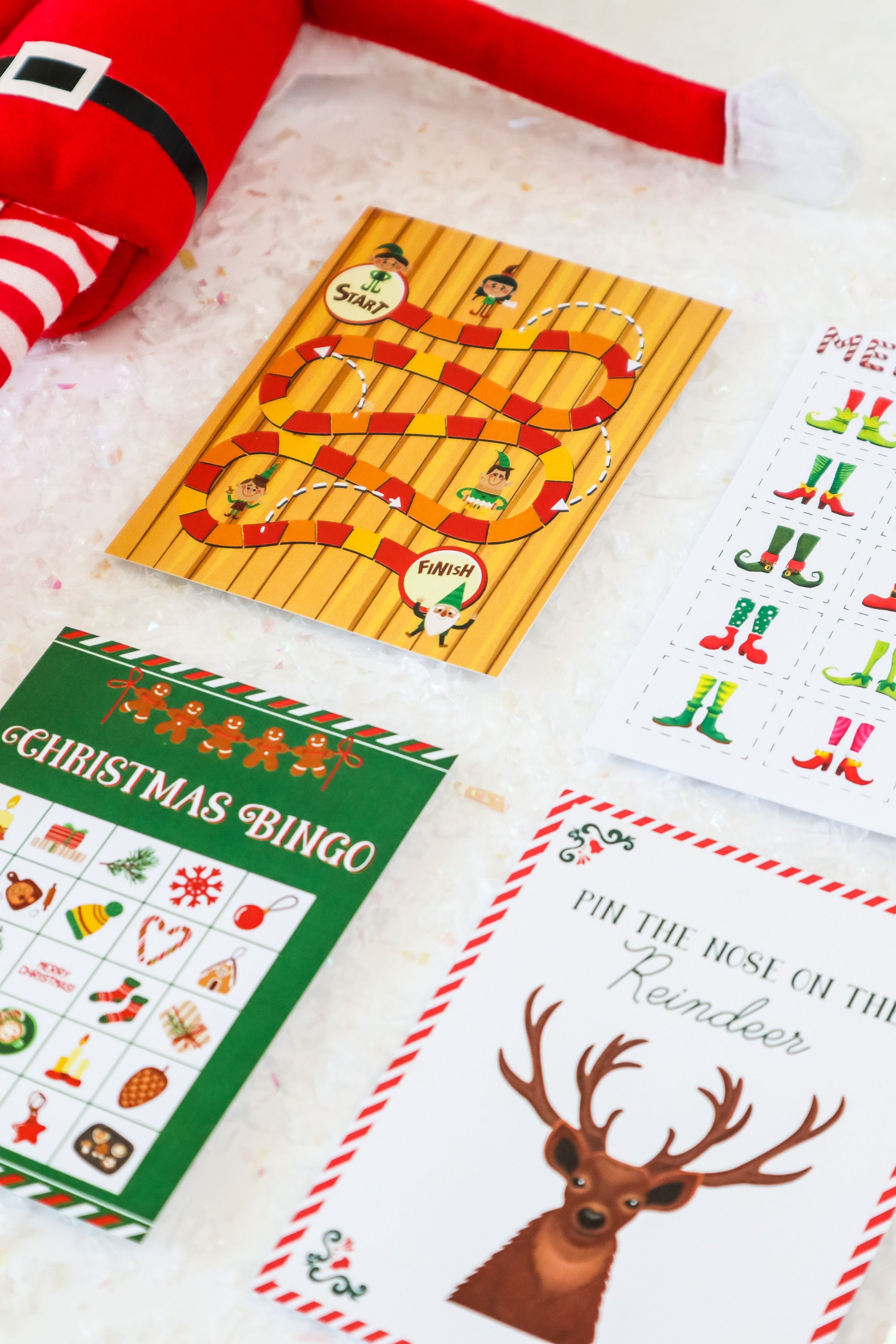 Elf Board Games | Elf Props | Elf Scene Printable | Elf Games - Etsy
