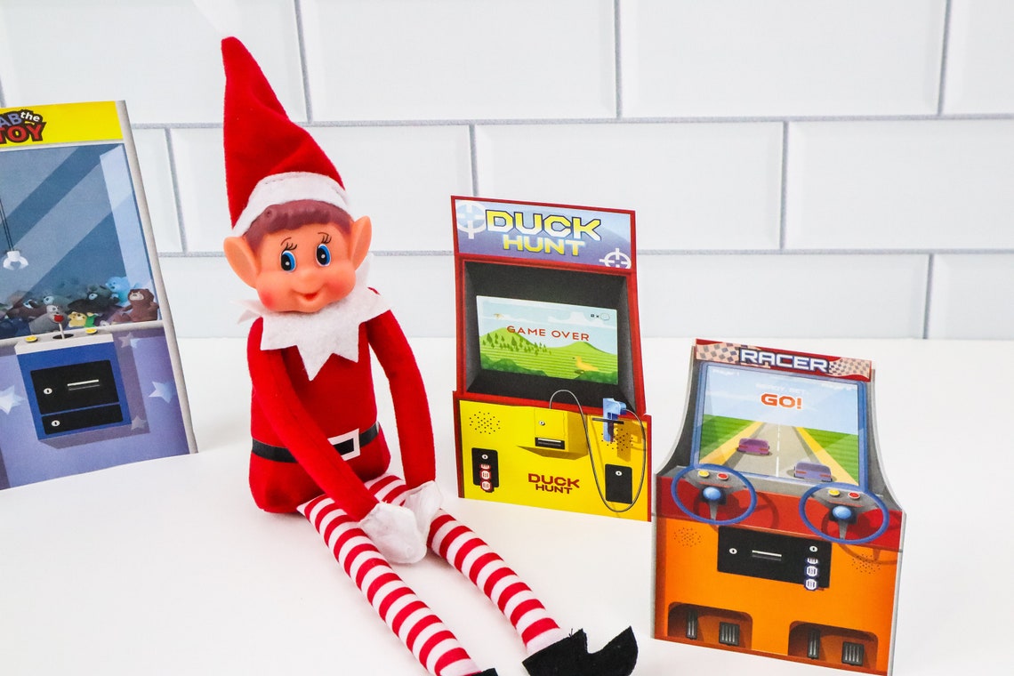 Christmas Elf Arcade Scene | Elf Props | Elf Scene Printable - Etsy