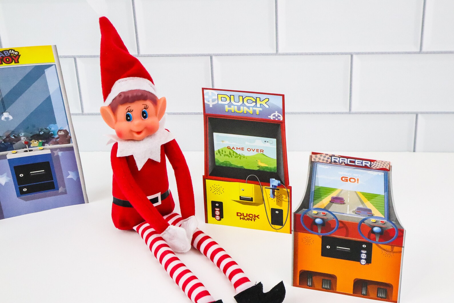 Christmas Elf Arcade Scene | Elf Props | Elf Scene Printable - Etsy