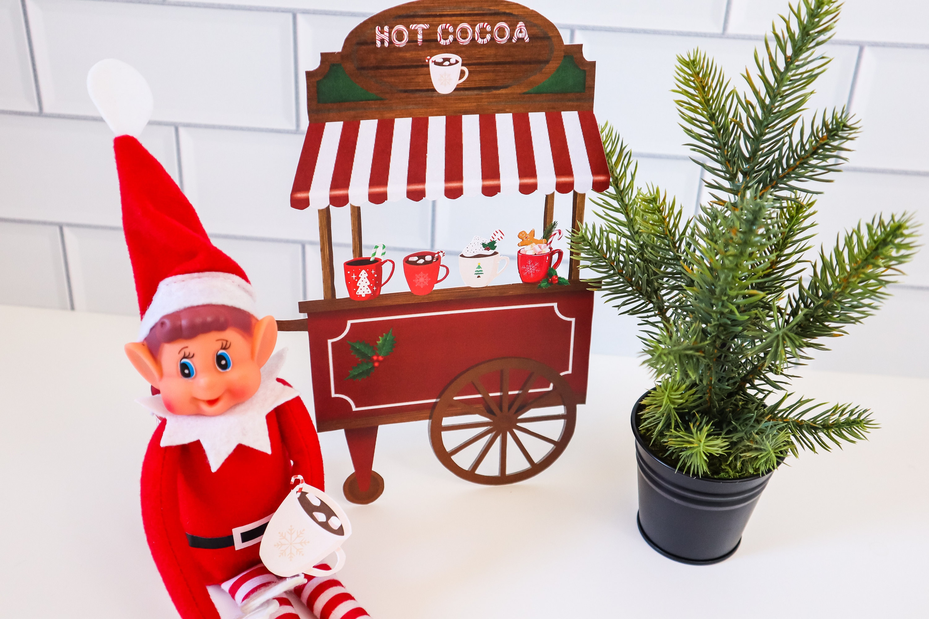Hot Cocoa Stand | Elf Props | Elf Scene Printable | Hot Chocolate Stand ...