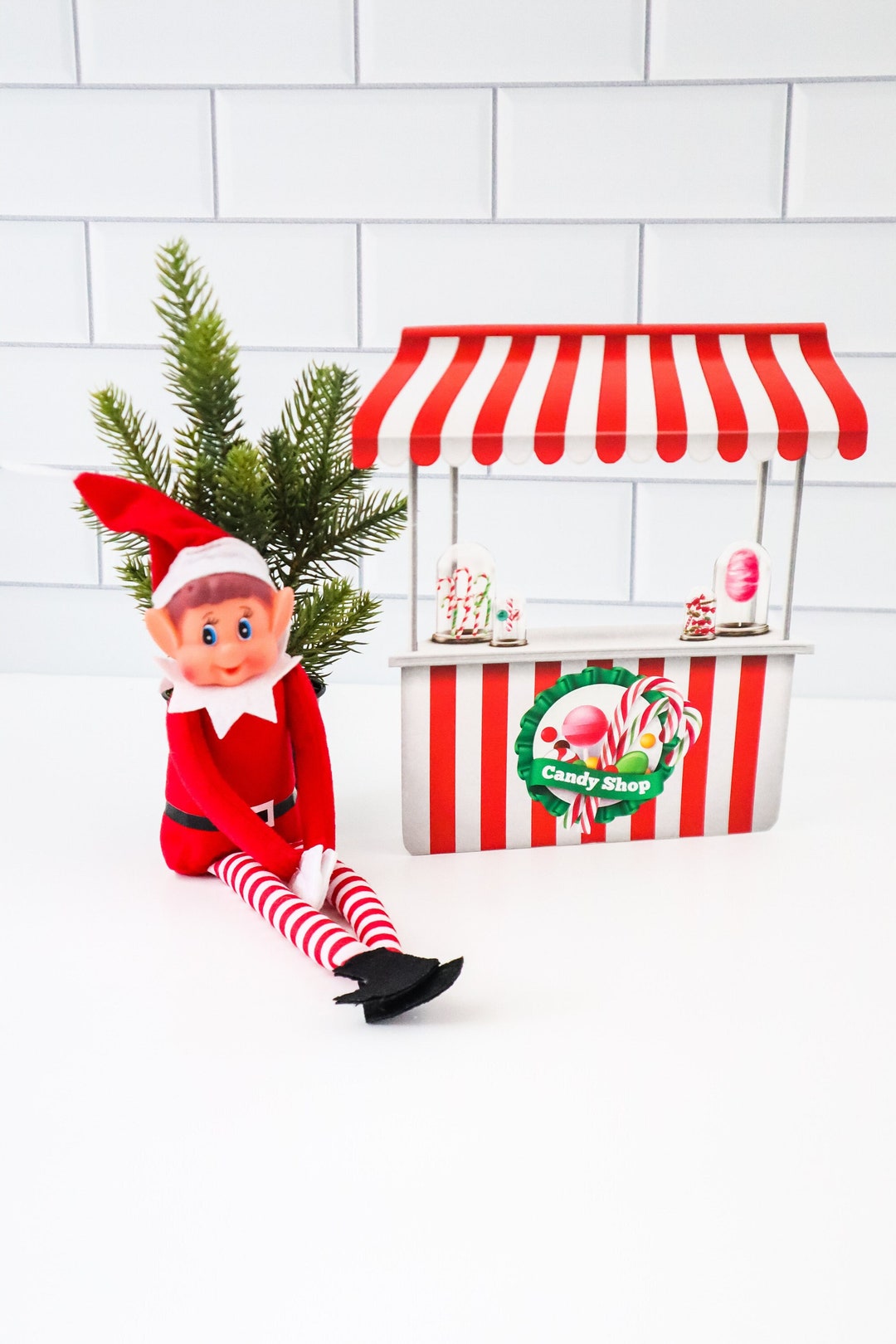 Christmas Elf Candy Shop Scene | Elf Props | Elf Scene Printable - Etsy