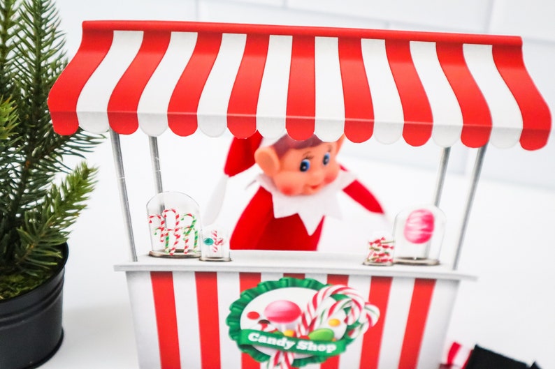 Christmas Elf Candy Shop Scene | Elf Props | Elf Scene Printable - Etsy