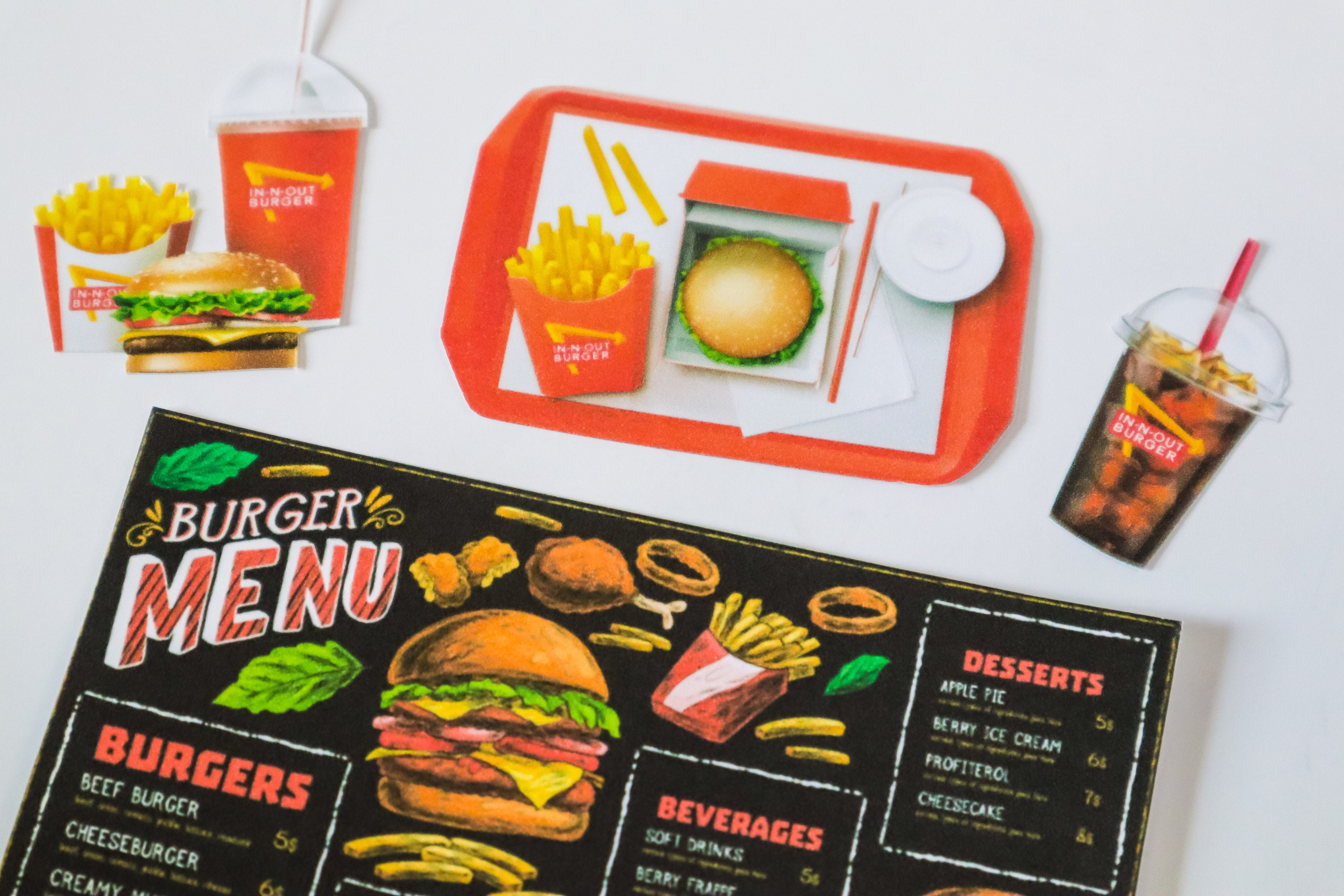 In N Out Restaurant Fast Food Elf Scene | Elf Props | Elf Scene ...