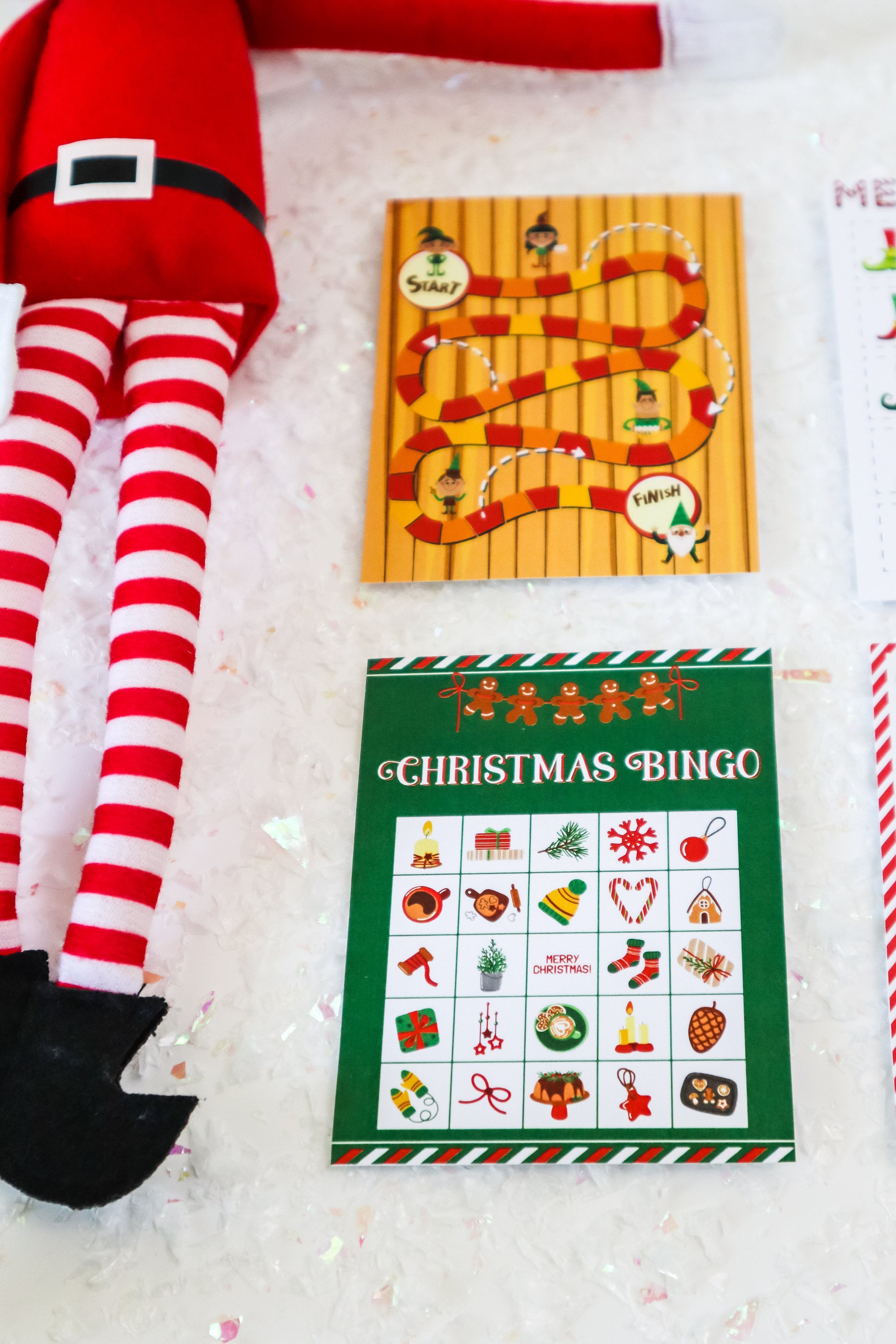 Elf Board Games | Elf Props | Elf Scene Printable | Elf Games - Etsy