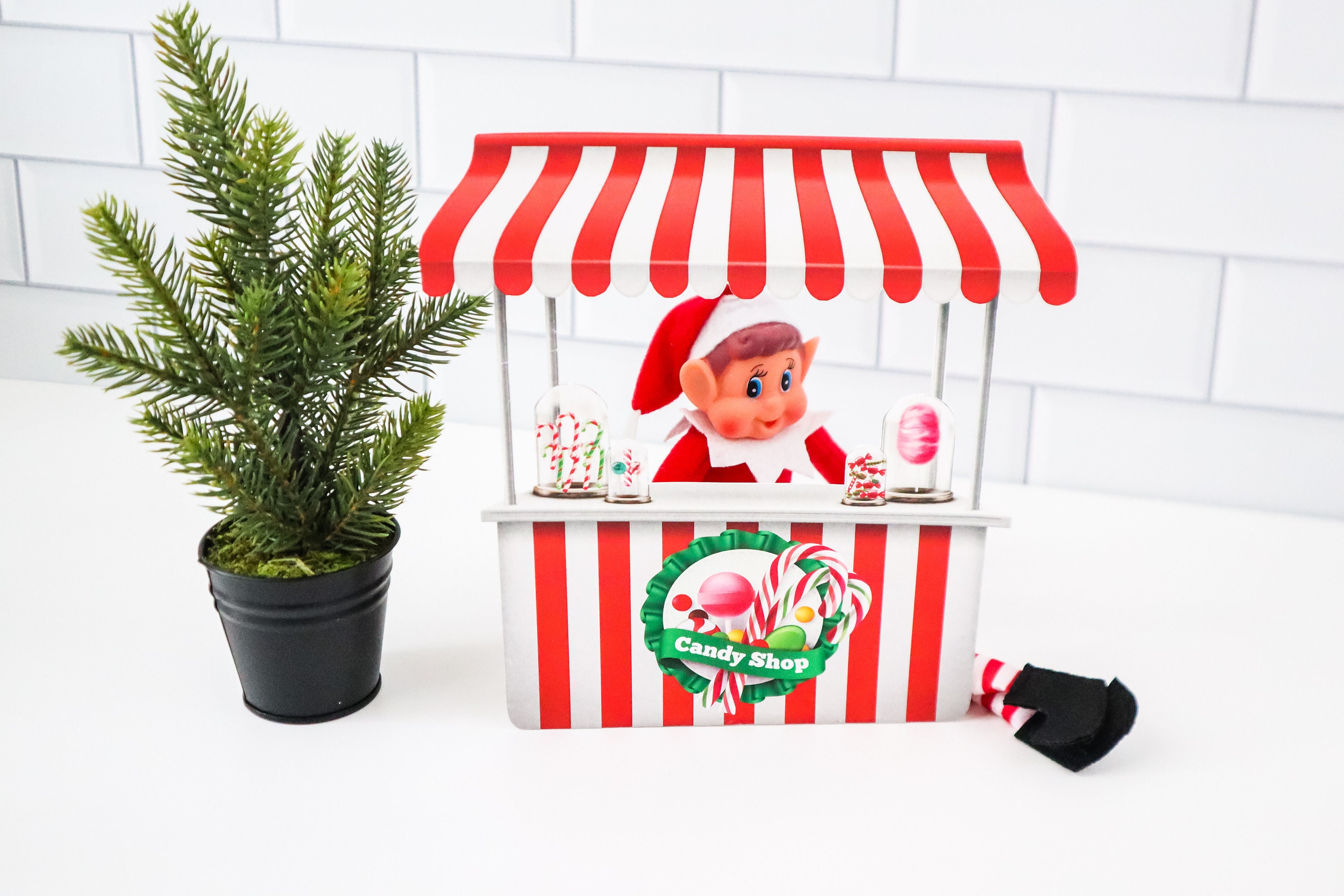 Christmas Elf Candy Shop Scene | Elf Props | Elf Scene Printable - Etsy