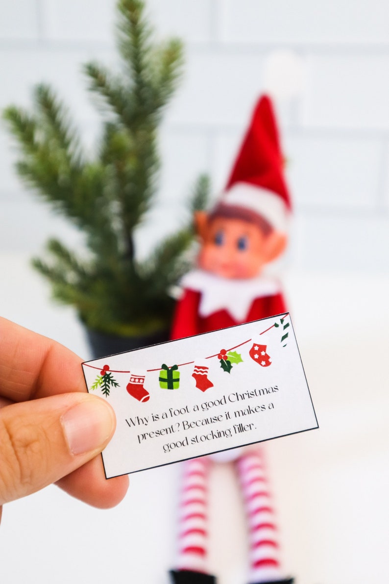 Christmas Elf Jokes | Elf Props | Elf Scene Printable - Etsy