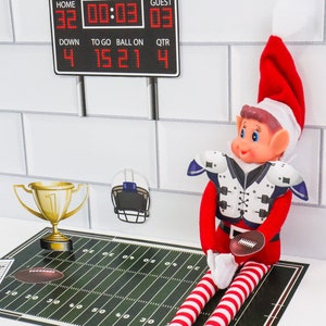 Christmas Elf Football Scene | Elf Props | Elf Scene Printable - Etsy