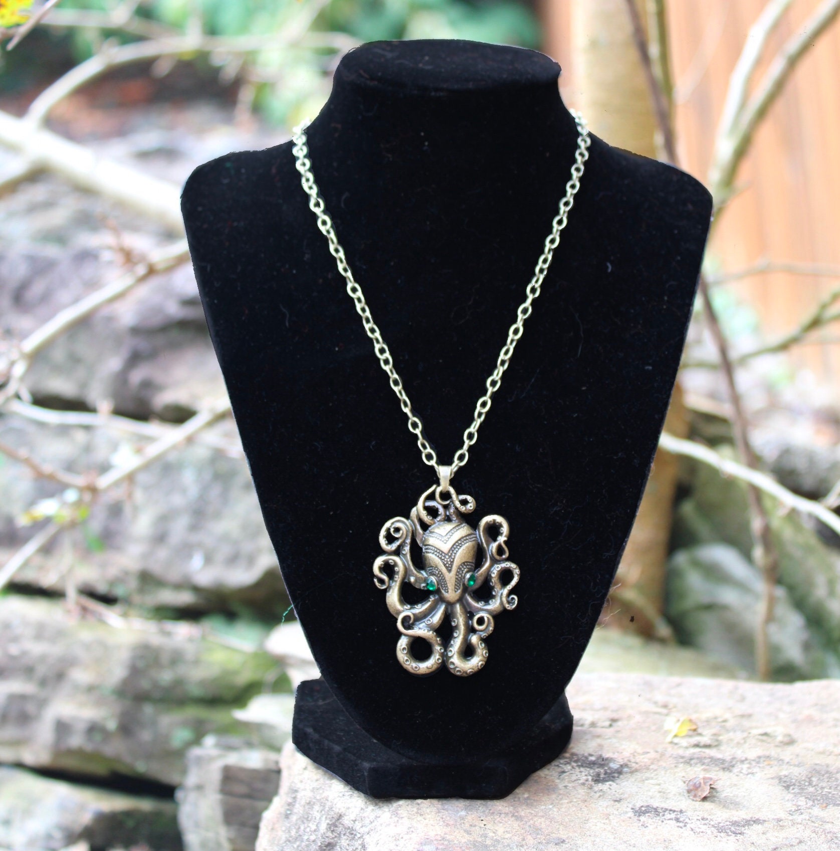 Cthulhu Necklace, Myth, Octopus , Macabre - Etsy