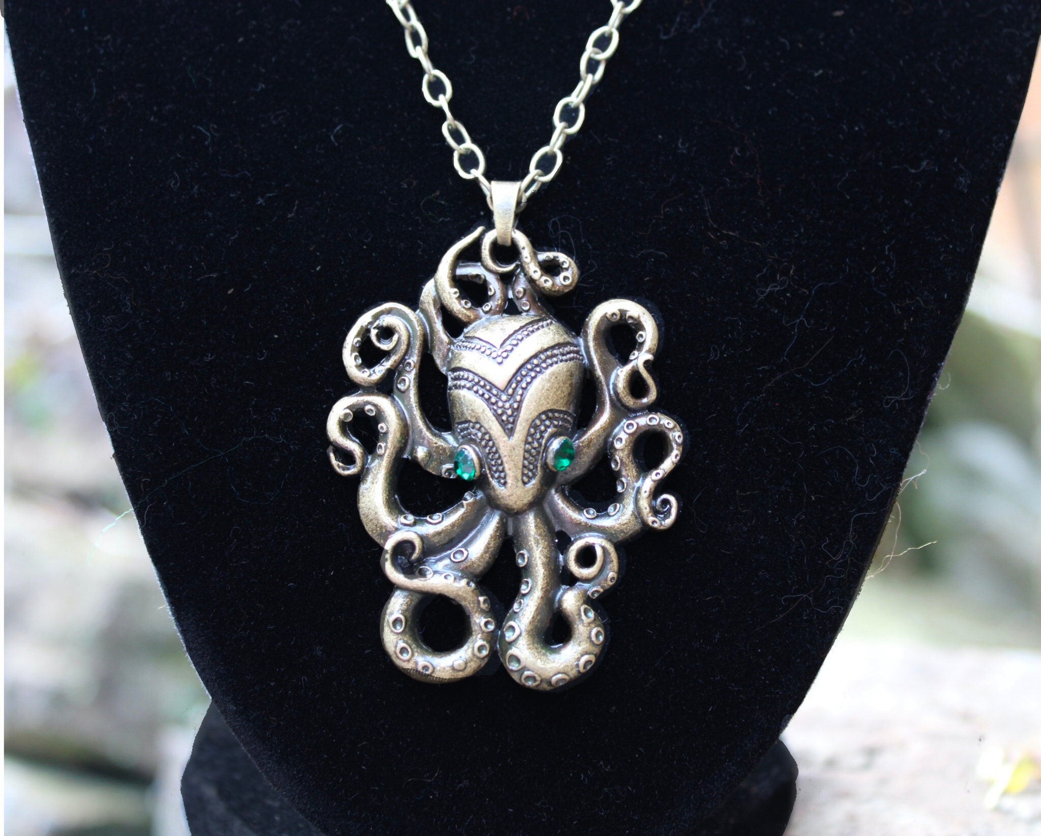 Cthulhu Necklace, Myth, Octopus , Macabre - Etsy