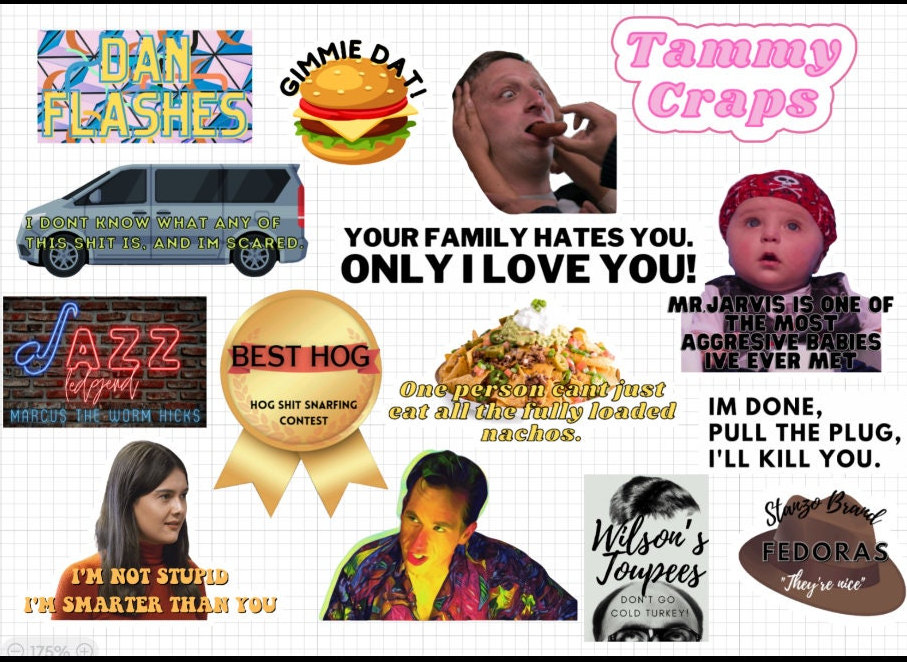ITYSL "i Think You Should Leave" Sticker Set. *SEASON 1&2* 64 Pack - Etsy