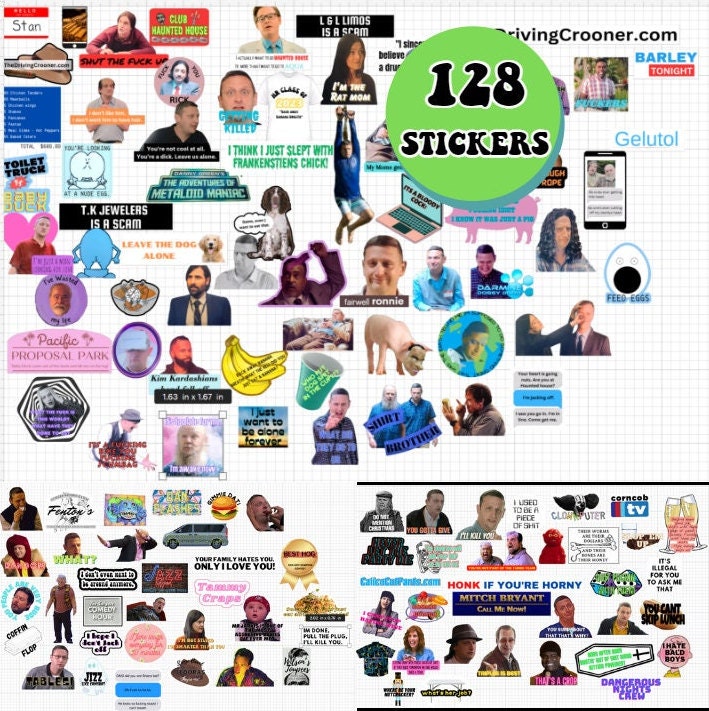 ITYSL "i Think You Should Leave" Sticker Set. *SEASON 1,2& 3* 128 Pack ...