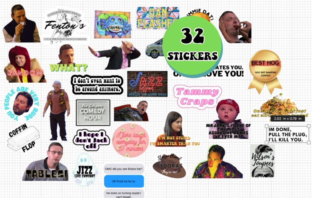 ITYSL "i Think You Should Leave" Sticker Set. PT.2 *SEASON 1&2*. 32 ...