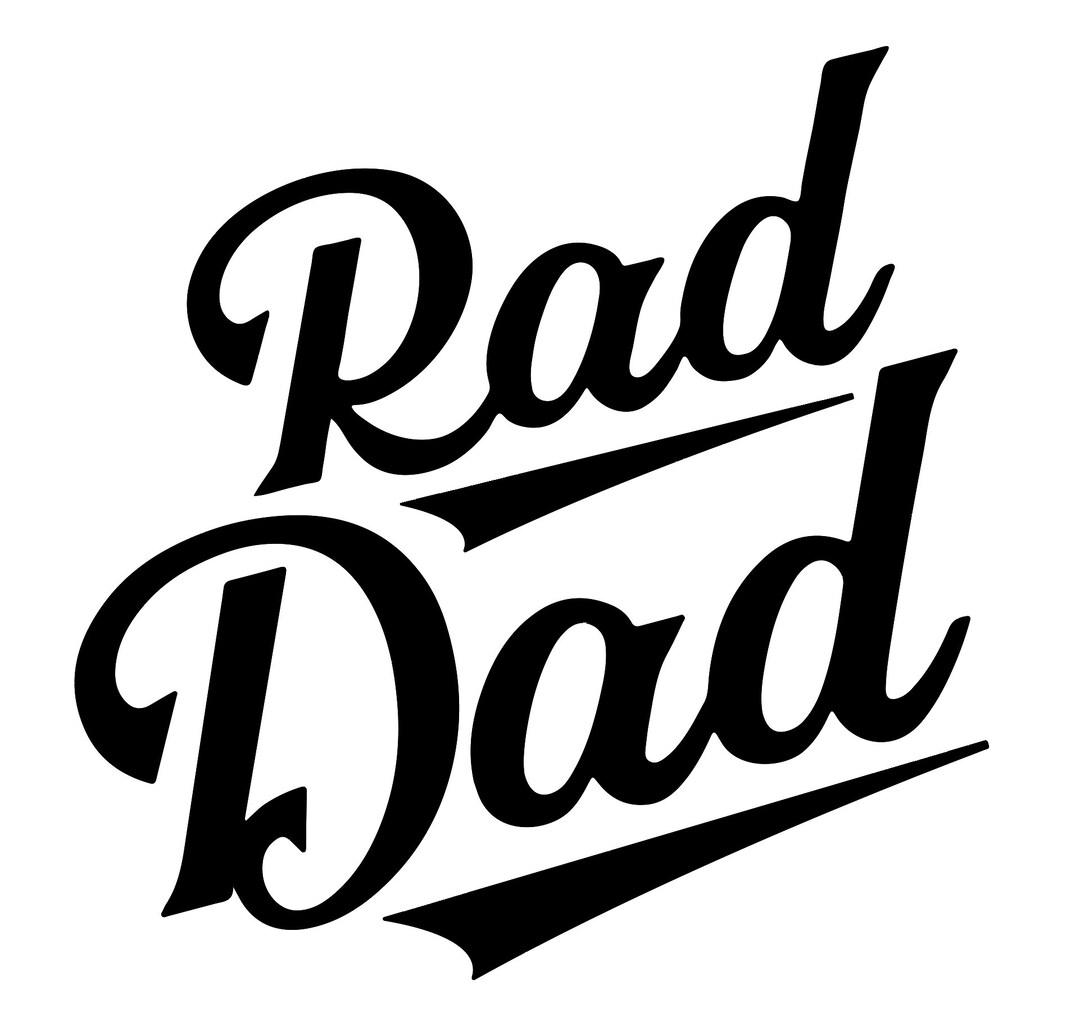Rad Dad Svg, Dad Svg, Fathers Day Svg, Gift Svg, Humor Quote Svg, Funny ...