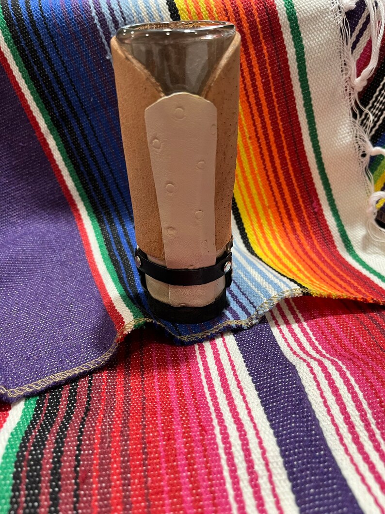Mexican Leather Mini Boot Tequila Shot Glass Original Artisan - Etsy