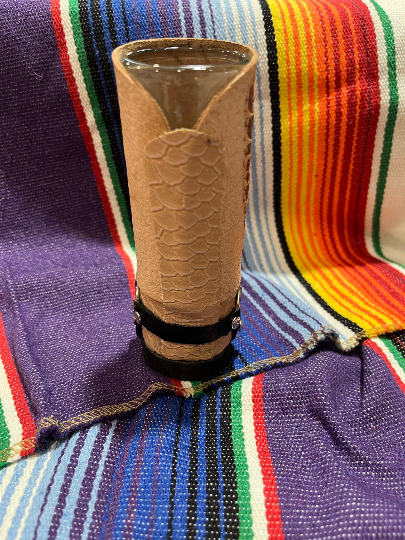 Mexican Leather Mini Boot Tequila Shot Glass, Original Artisan of ...