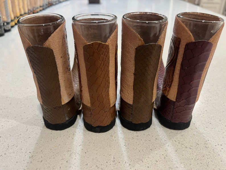 Mexican Leather Mini Boot Tequila Shot Original Artisan of - Etsy