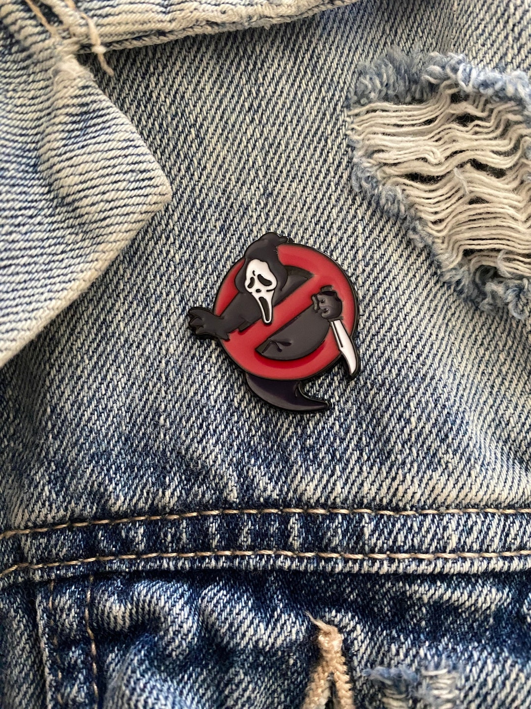 Ghostface Scream Horror Movie Enamel Pin Ghost Busters Horror - Etsy